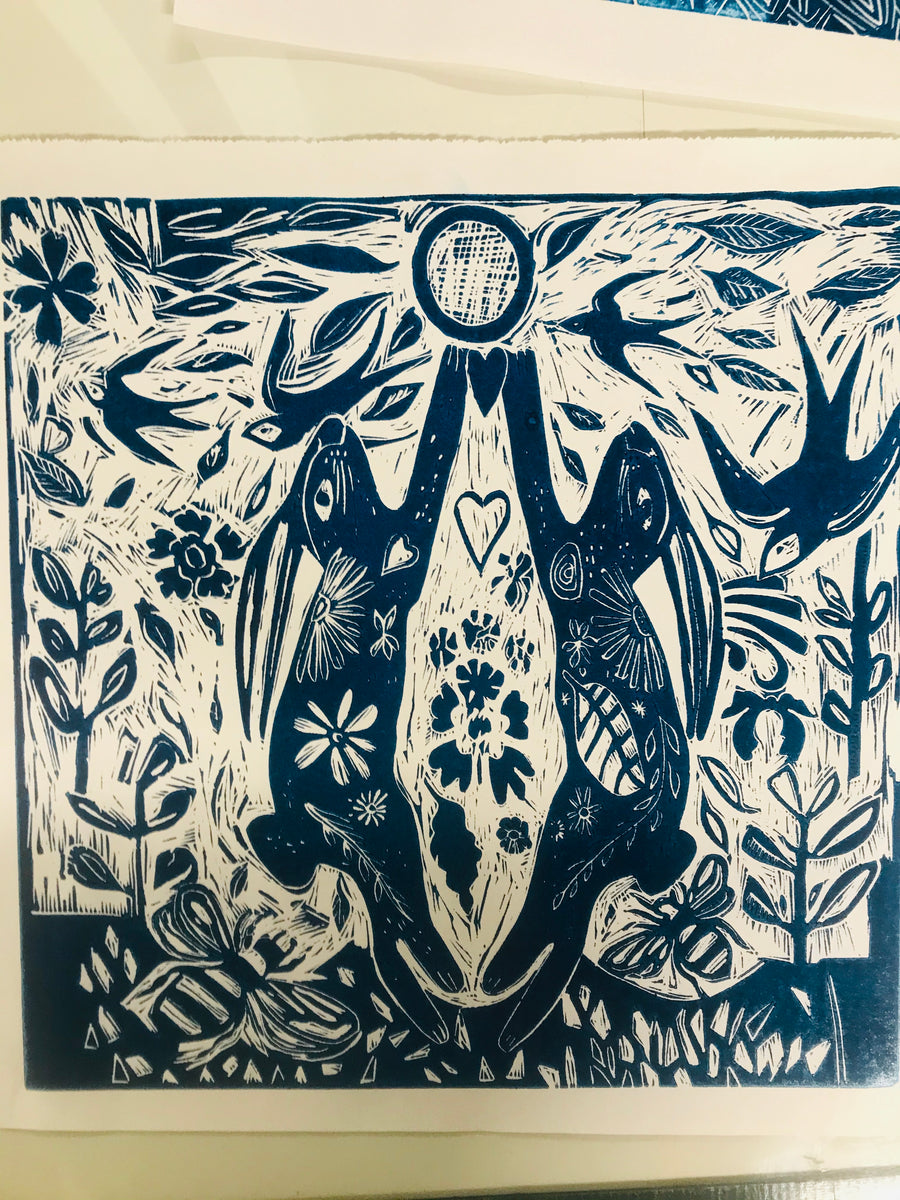 Reprint old and new relief prints – Lucy Turner Art Northern Ireland